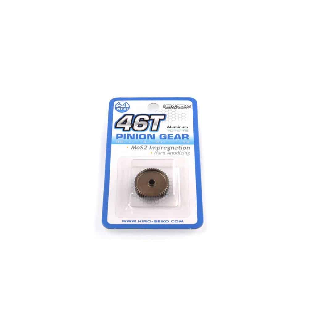 Piñón Hiro Seiko Alu endurecido (MoS2) DP64-46T - Brutepower